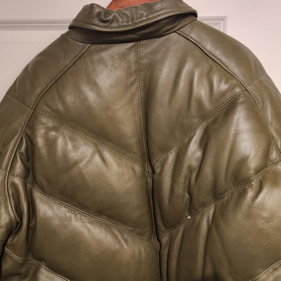 original Goose | Jackets & Coats | Leather V Goose Jacket | Poshmark